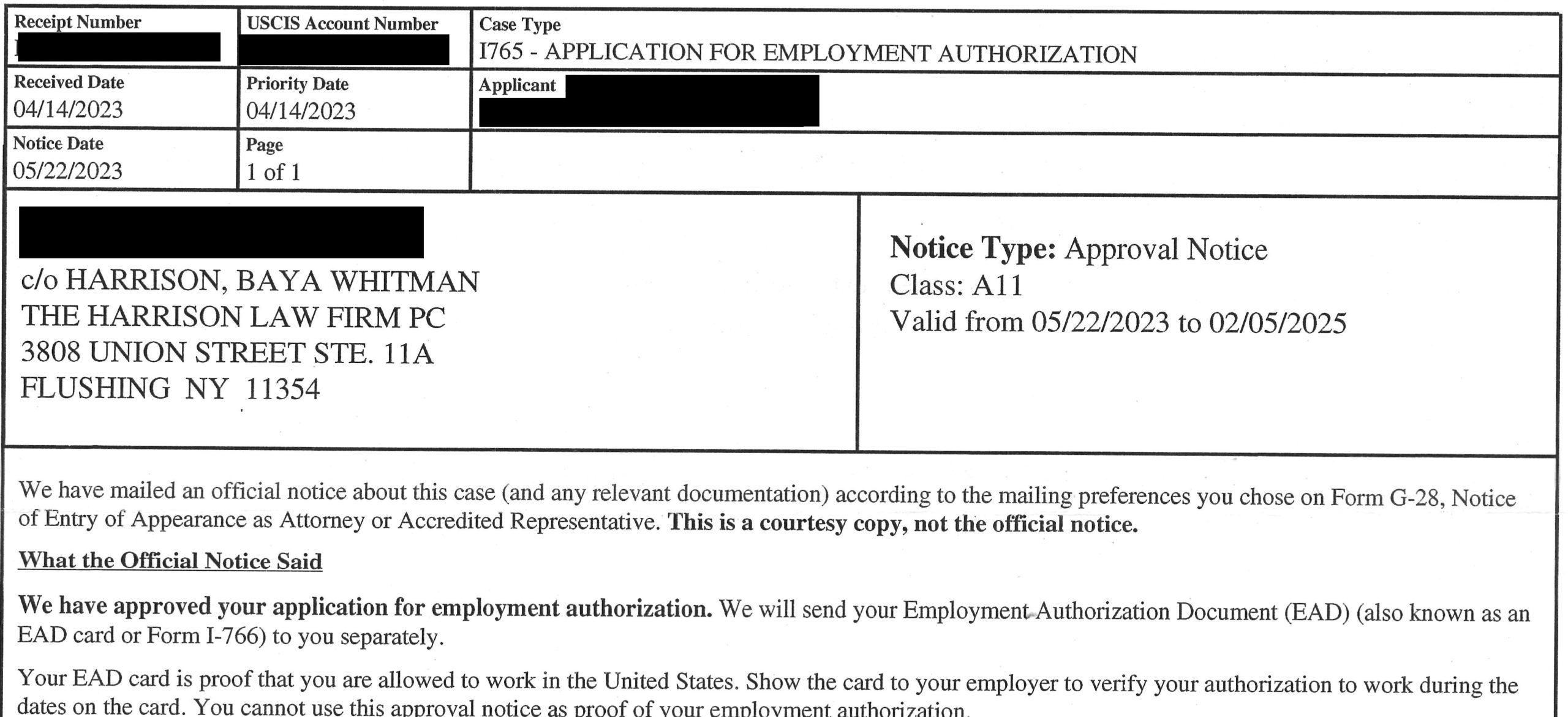 更新A11工卡成功案例：仅1个月就获批！ - 博亚移民
