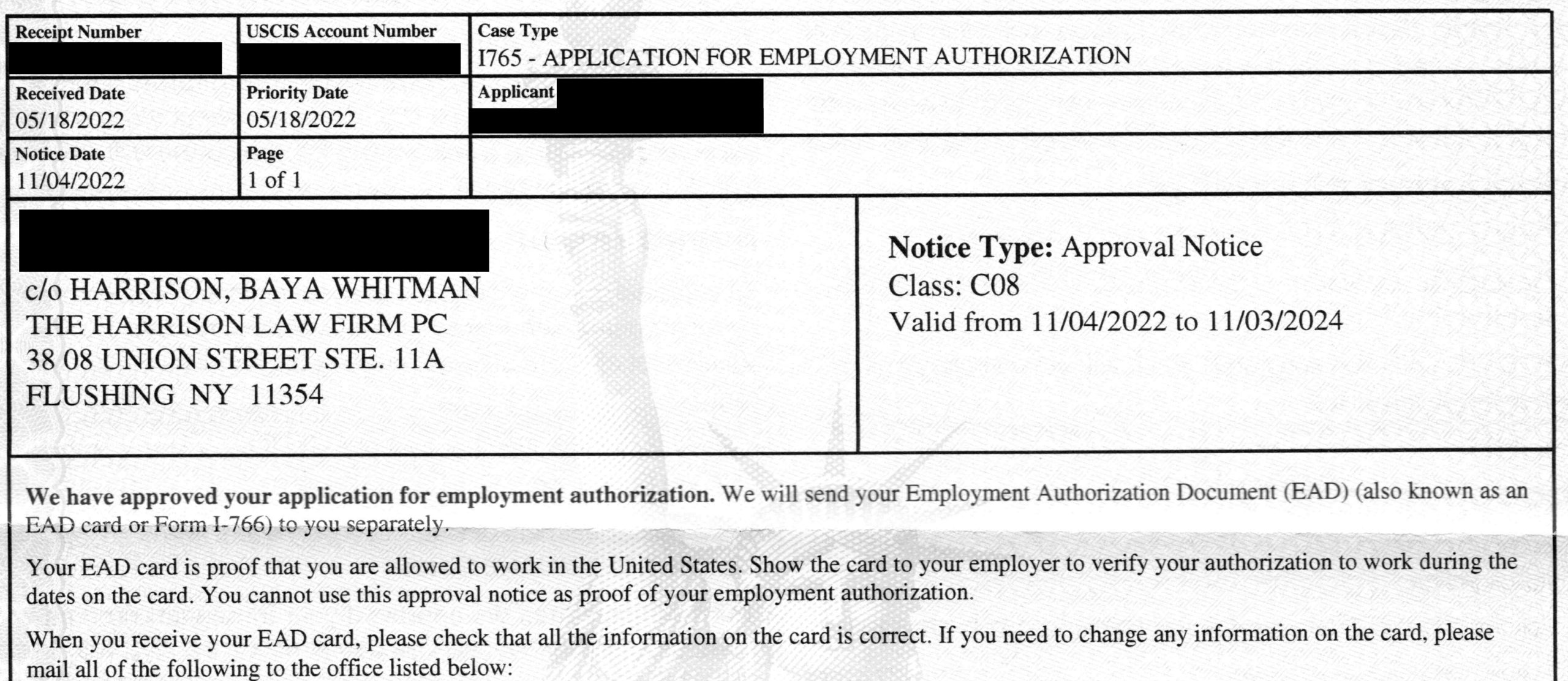 更新C8工卡成功案例：5个月就获批 - 博亚移民